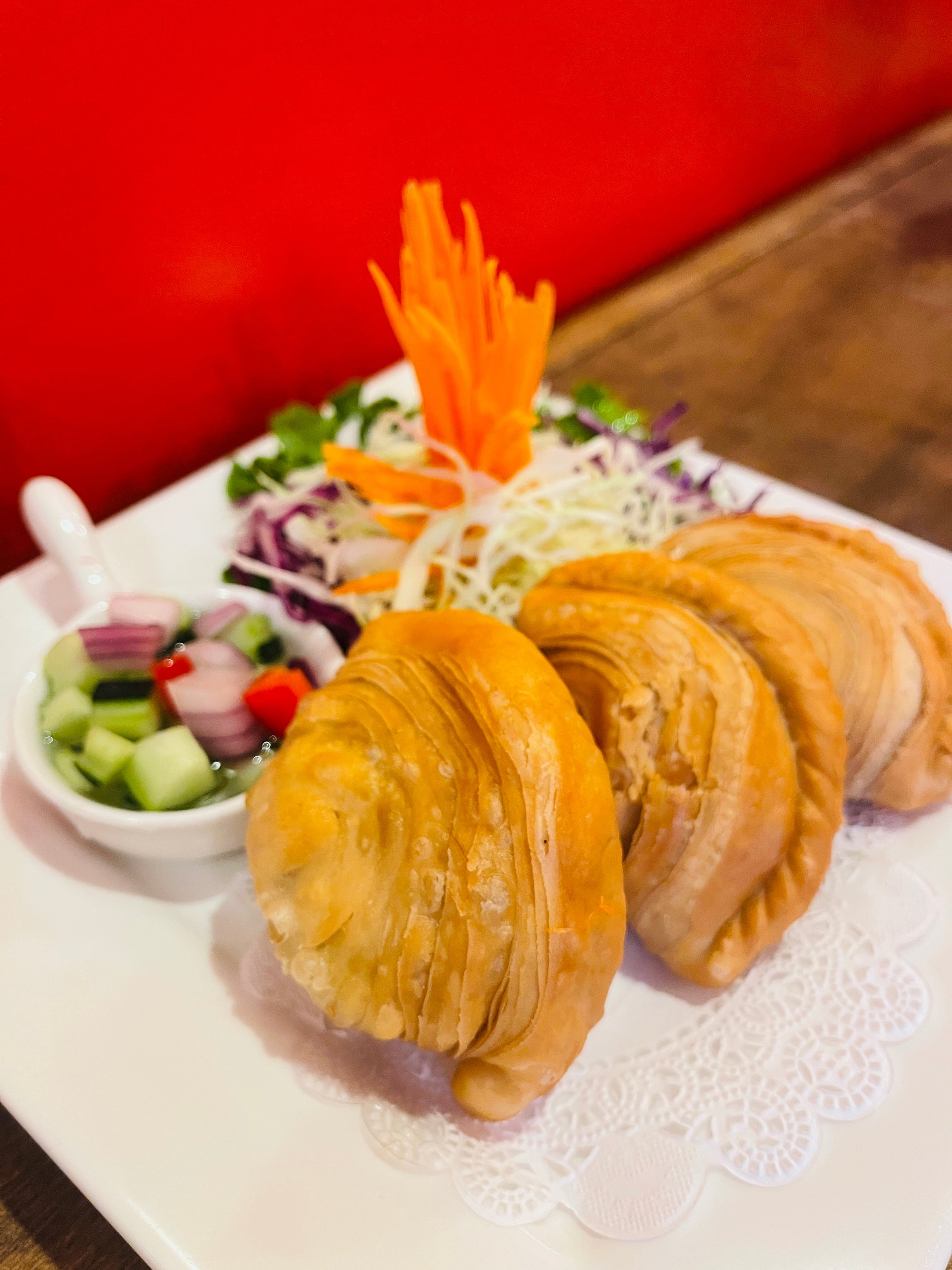 V6. Sweet Taro puff | THAI Smile Restaurant